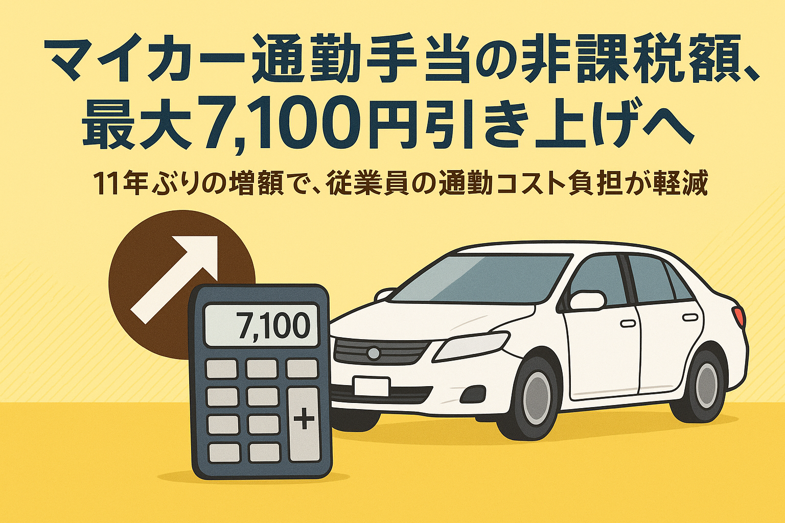 【決定】マイカー通勤手当の非課税枠、最大7,100円引き上げ！国税庁が新基準を公表 | 板橋区の税理士・伊東修平税理士事務所/BR経営コンサルティング